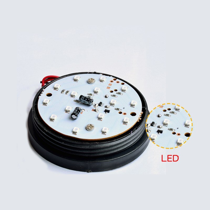 12V LED Strobe Warning Light Home Protection Red I... – Grandado