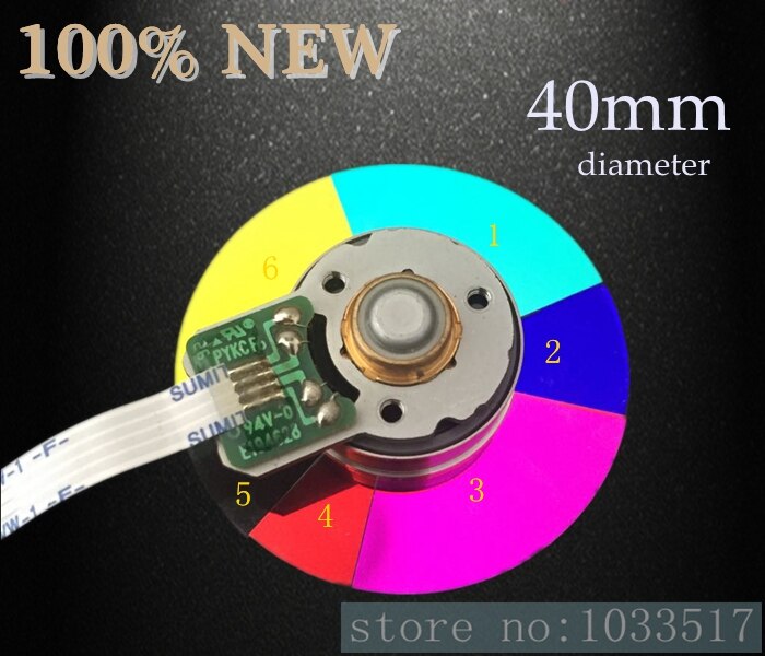 40MM diameter projector color wheel for optoma HD81 6 color – Grandado