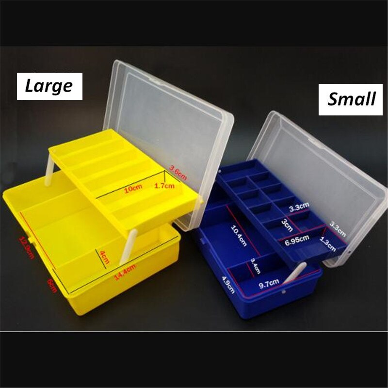 Lu Ya boîte à appâts en plastique transparent doub... – Grandado