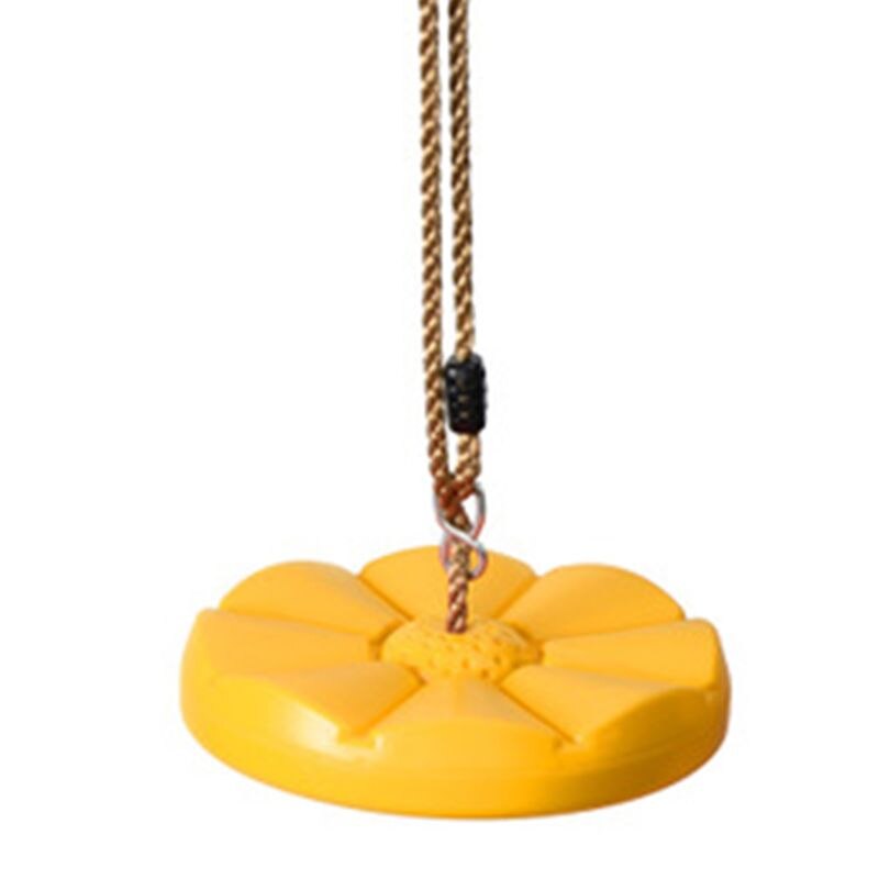 Indoor Outdoor Swing Disc Rope Swing with Adjustab... – Grandado