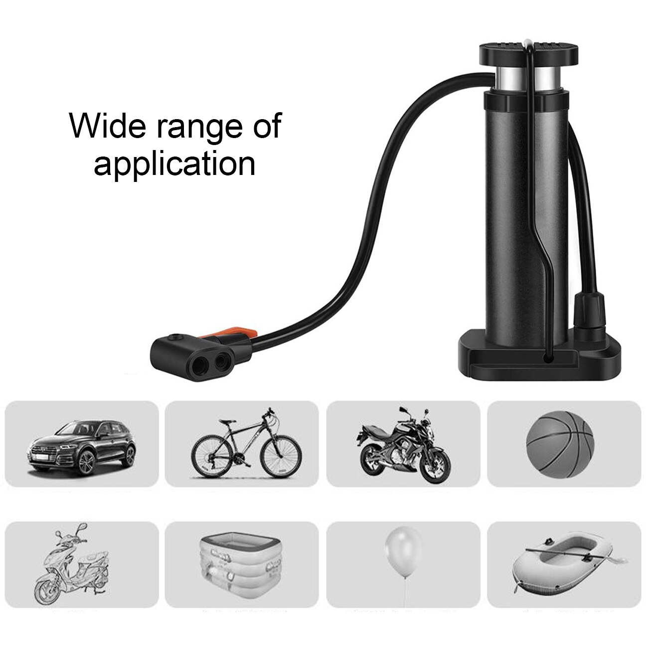 Mini Bike Pump Foot Pump Road Portable Air Bicycle... – Grandado