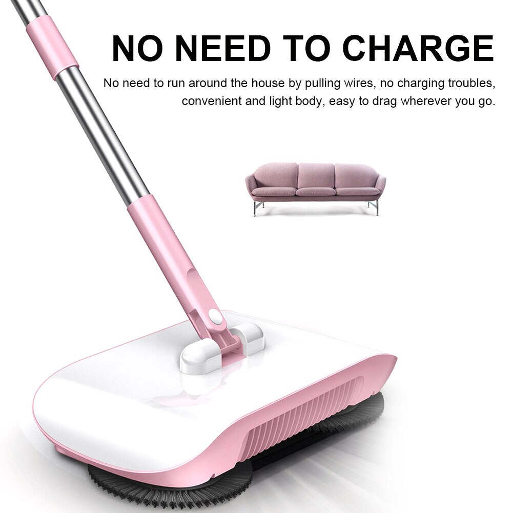Hand Push Sweepers Non-Electric Easy Manual Sweepi... – Vicedeal