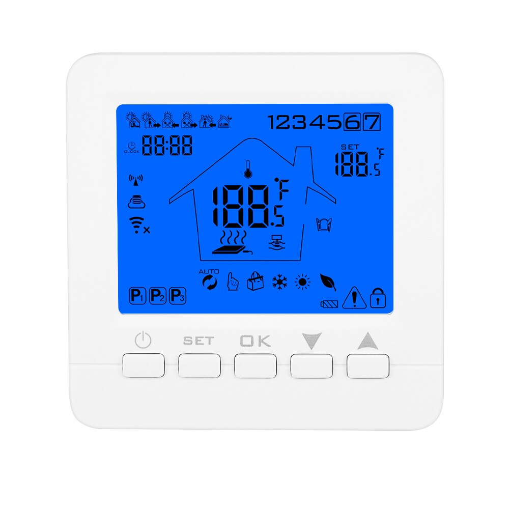 Smart Wi-Fi Programmable Big Touch Screen Thermost... – Grandado