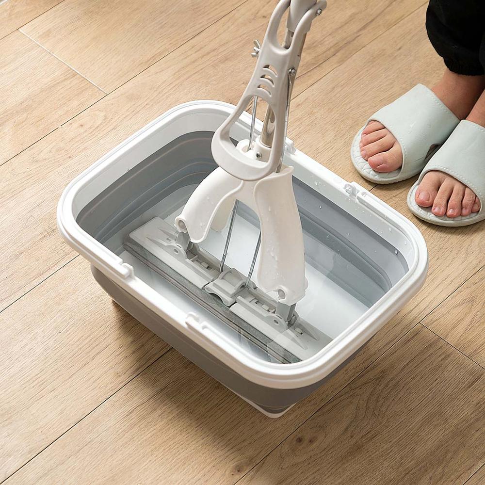 Large Folding Mop Bucket Bathroom Bucket with Hand... – Vicedeal