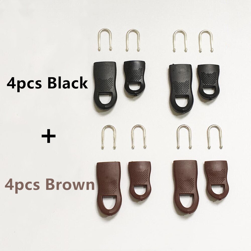 8 Pcs Replacement Zipper Tags Zip Fixer for Clothe... – Grandado