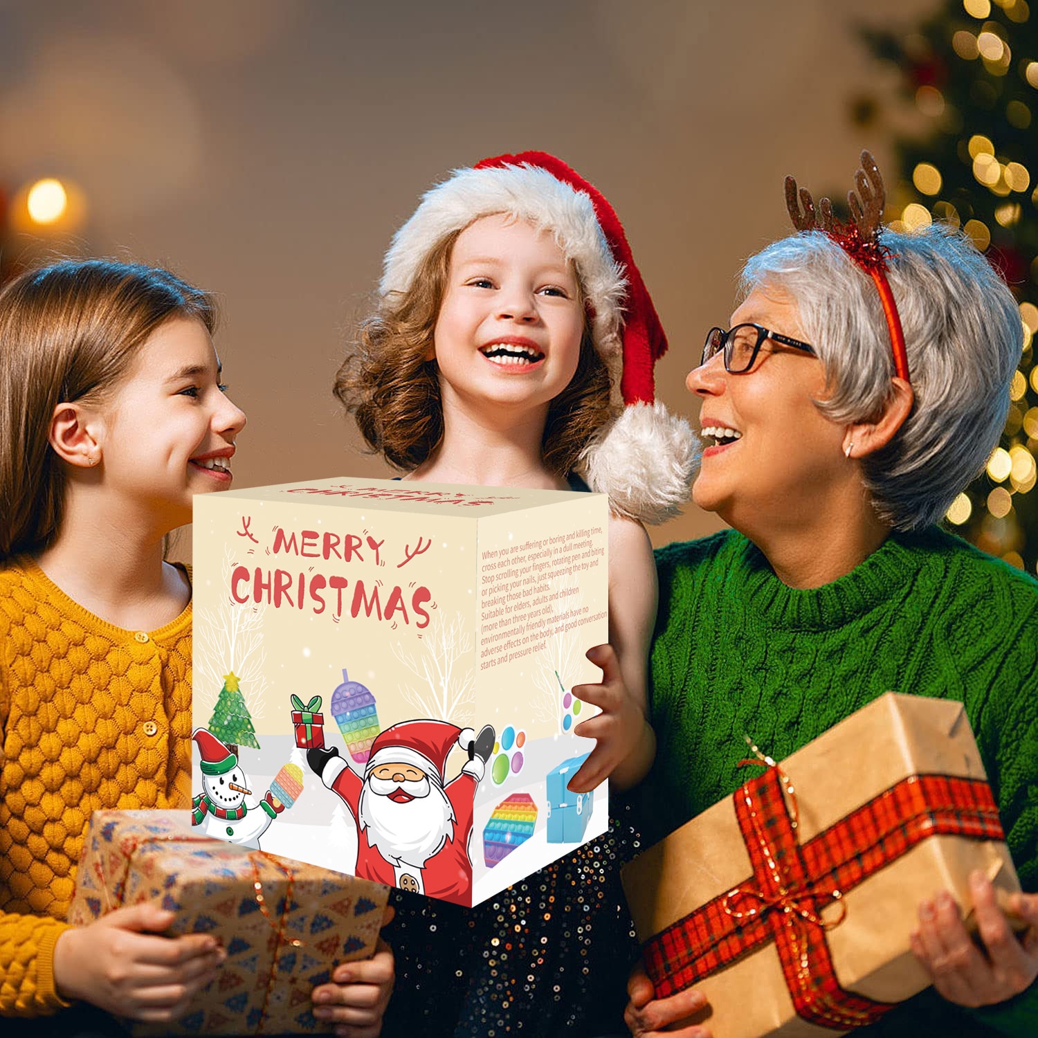 50 Pcs Christmas Toy Packs for Children Popsicle C... – Grandado