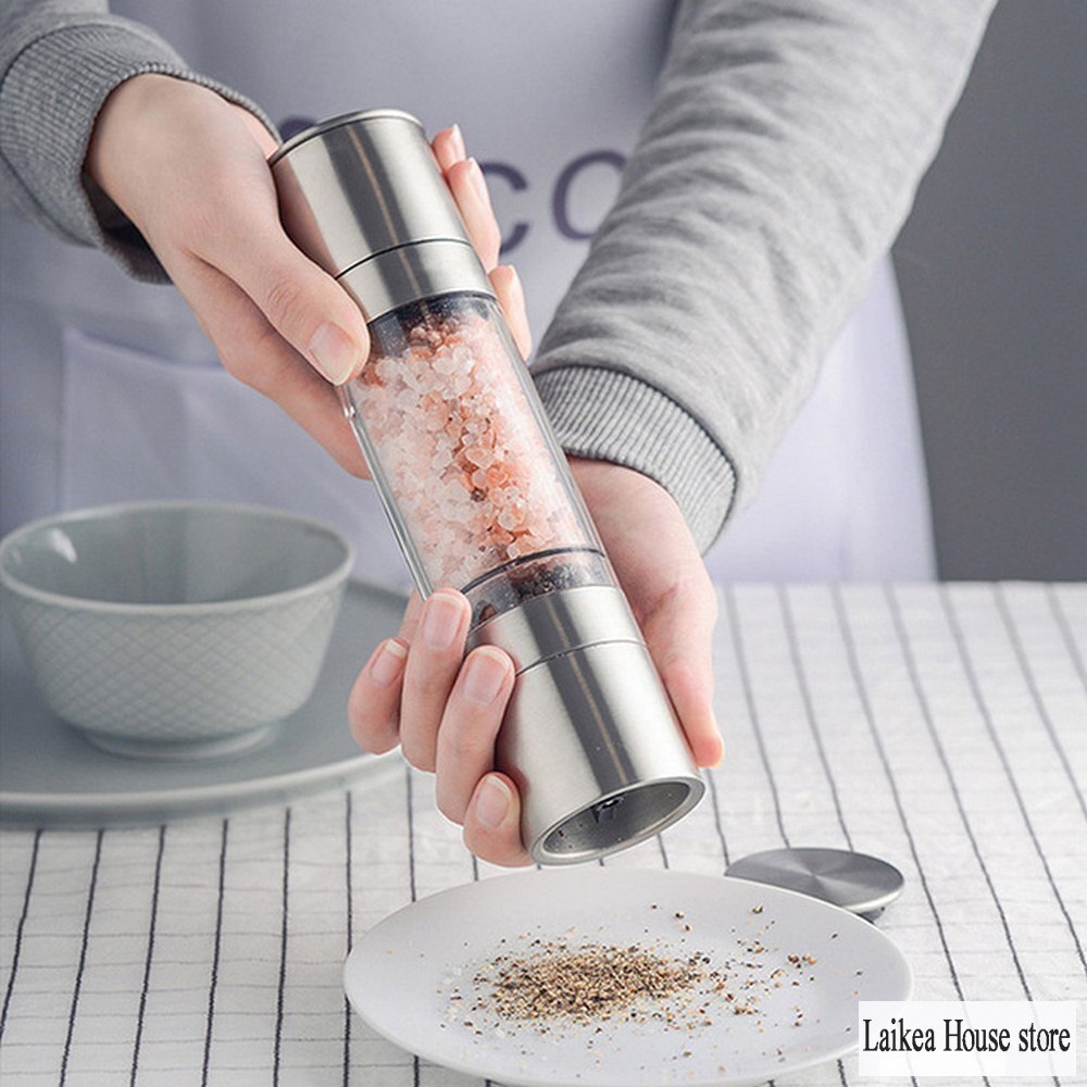 2 In 1 Seasoning Grinding Stainless Steel Spice Ja... – Vicedeal