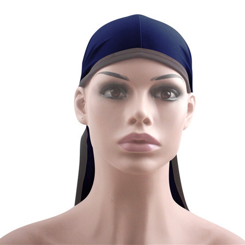 Men Satin Durags Biker Headwear Skull Cap Bandana ... – Vicedeal