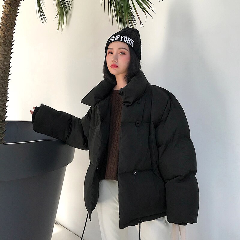 Bread clothes women short ins loose Korean cotton ... – Grandado