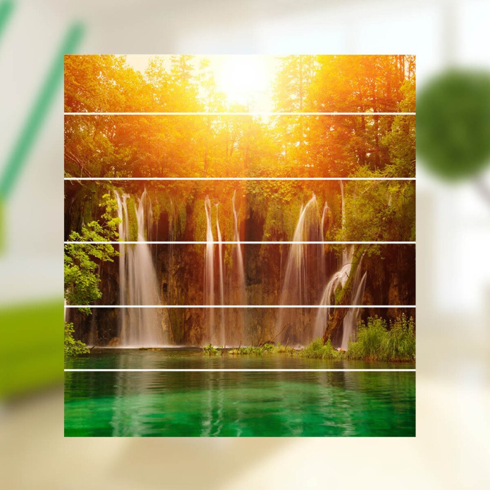 Waterfall 3D Decorative Stairs Stickers Self-adhes... – Grandado