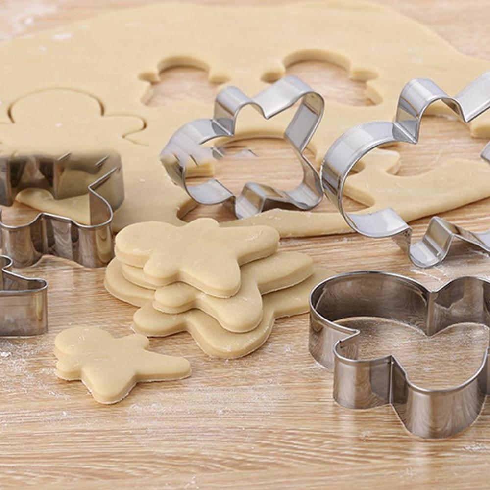 5 teile/satz Edelstahl Cookie DIY Form Lebkuchen M... – Grandado