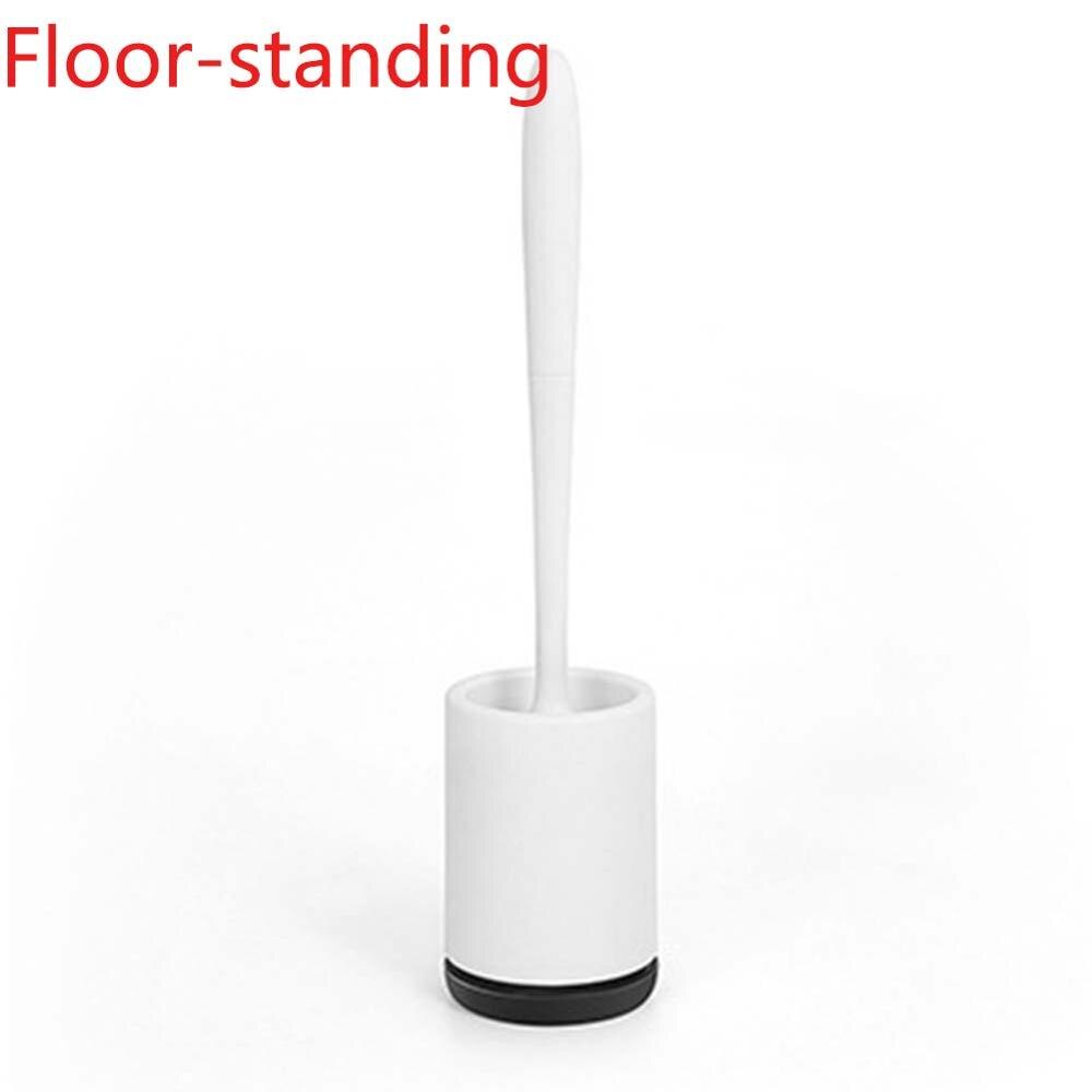Lange Handvat Toiletborstel Met Houder Base Huisho... – Grandado