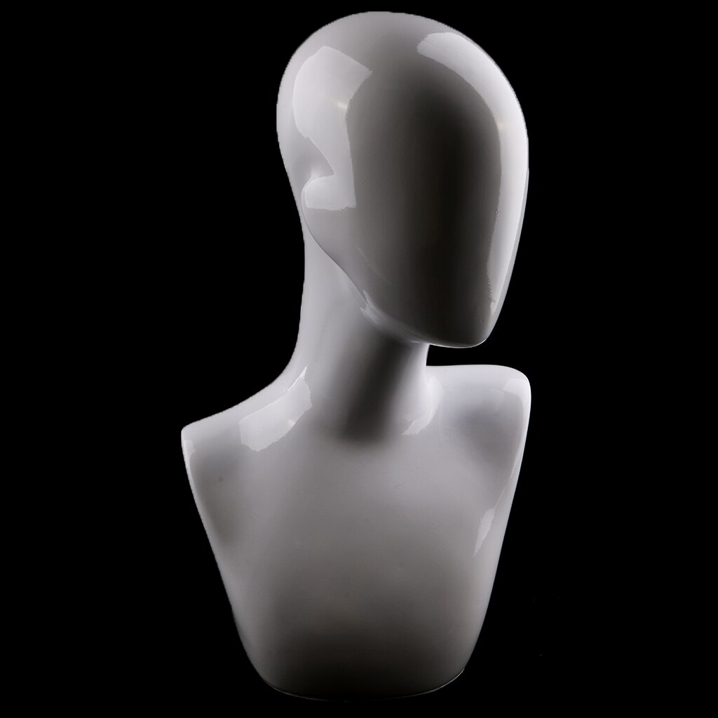 White Mannequin Male Female Neck Head Shoulders Mo... – Grandado