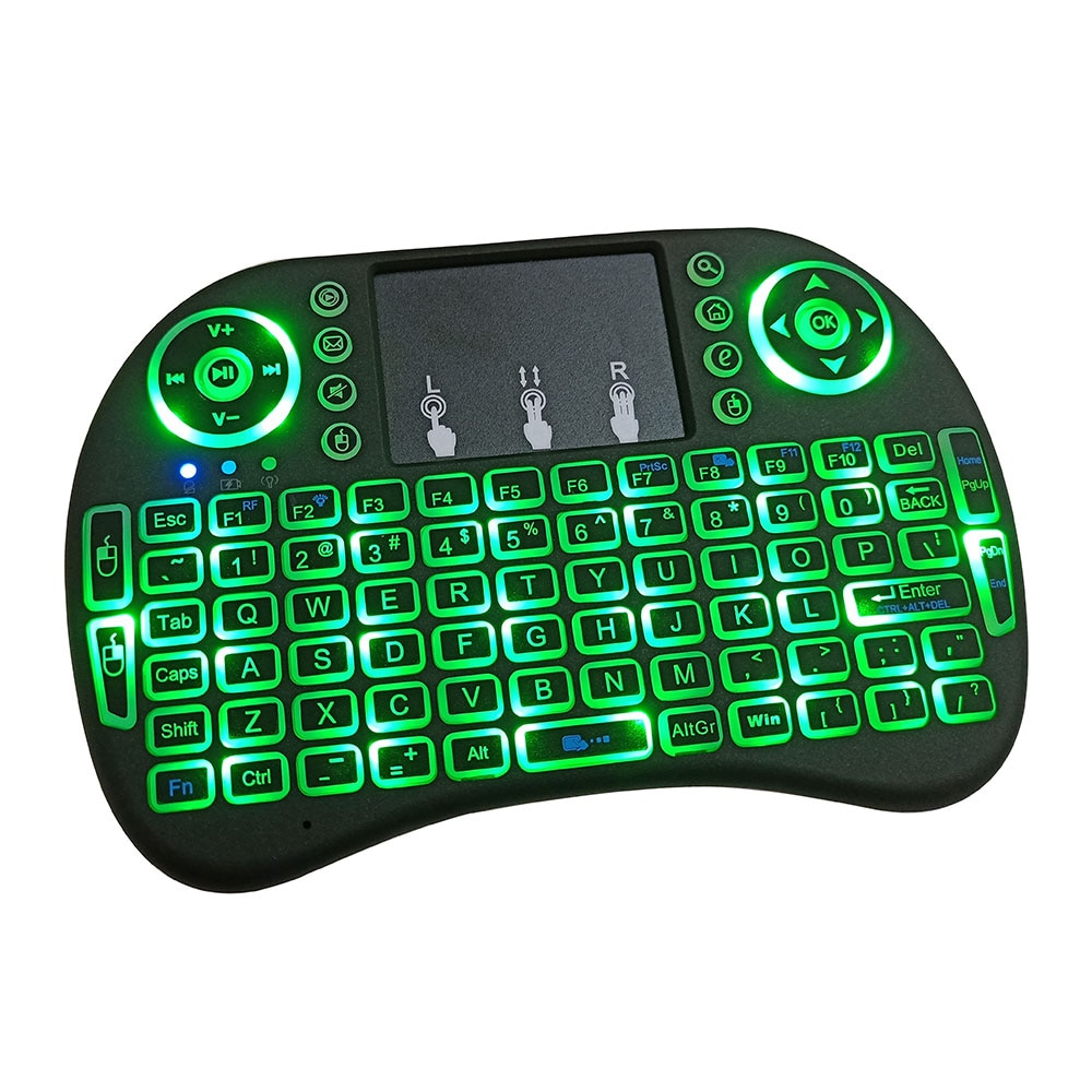 3 Colour I8 Mini Wireless Keyboard 2.4Ghz English ... – Grandado