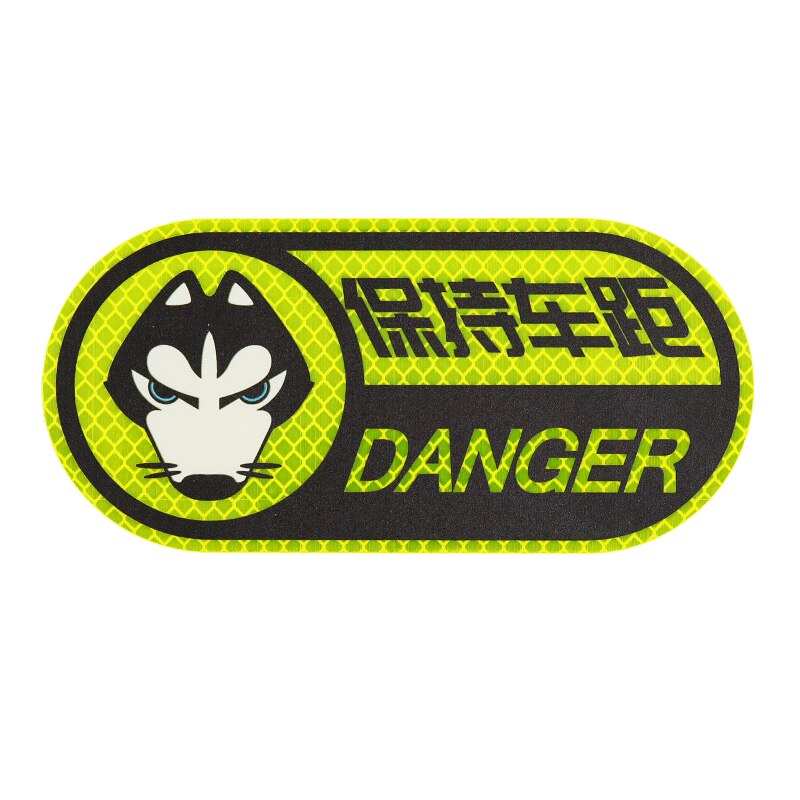 2pcs Cartoon Car Reflective Stickers Dog Warning T... – Grandado