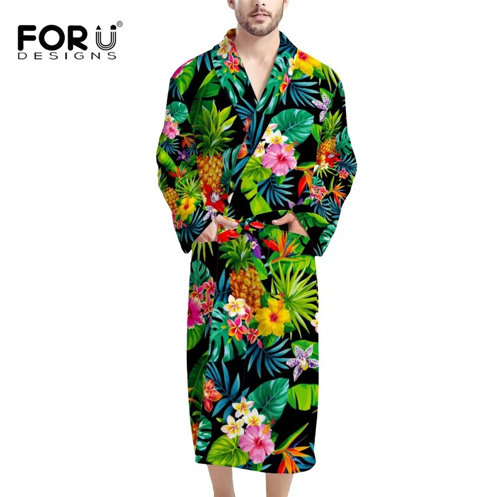 FORUDESIGNS Pineapple Fruit 3D Print Men's Bat... – Grandado