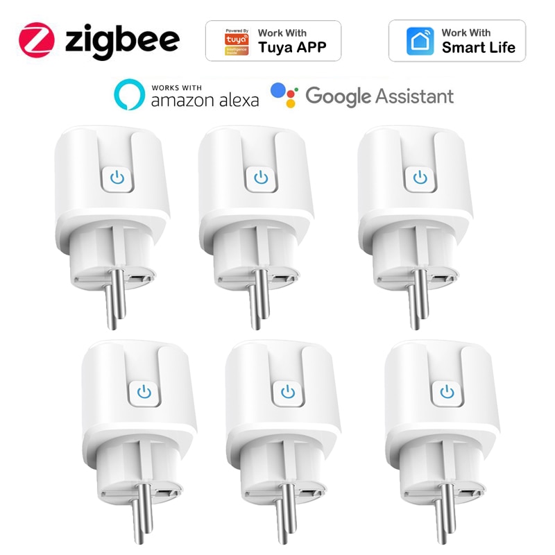 Tuya zigbee smart plug eu 16a power monitor timer... – Grandado