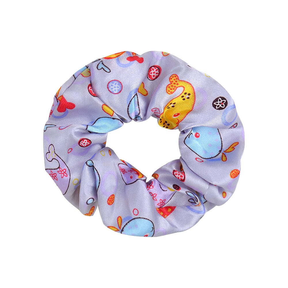 12 Colors Cute Dolphin Smiley Hair Scrunchie Elast... – Vicedeal