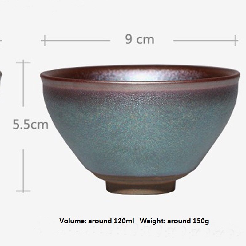 Jianzhan Blue Tenmokus Tea Cup Bowl Ceramic Porcel... – Vicedeal