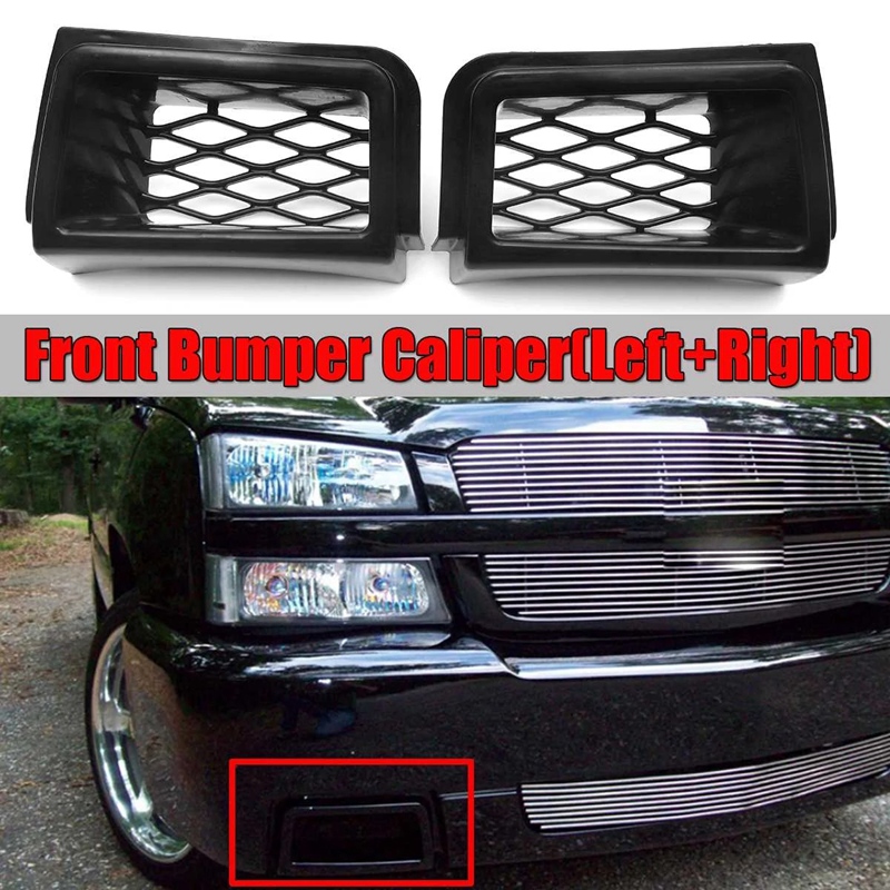 SS Style 2Pcs Car Front Bumper Caliper Air Duct Gr... – Grandado