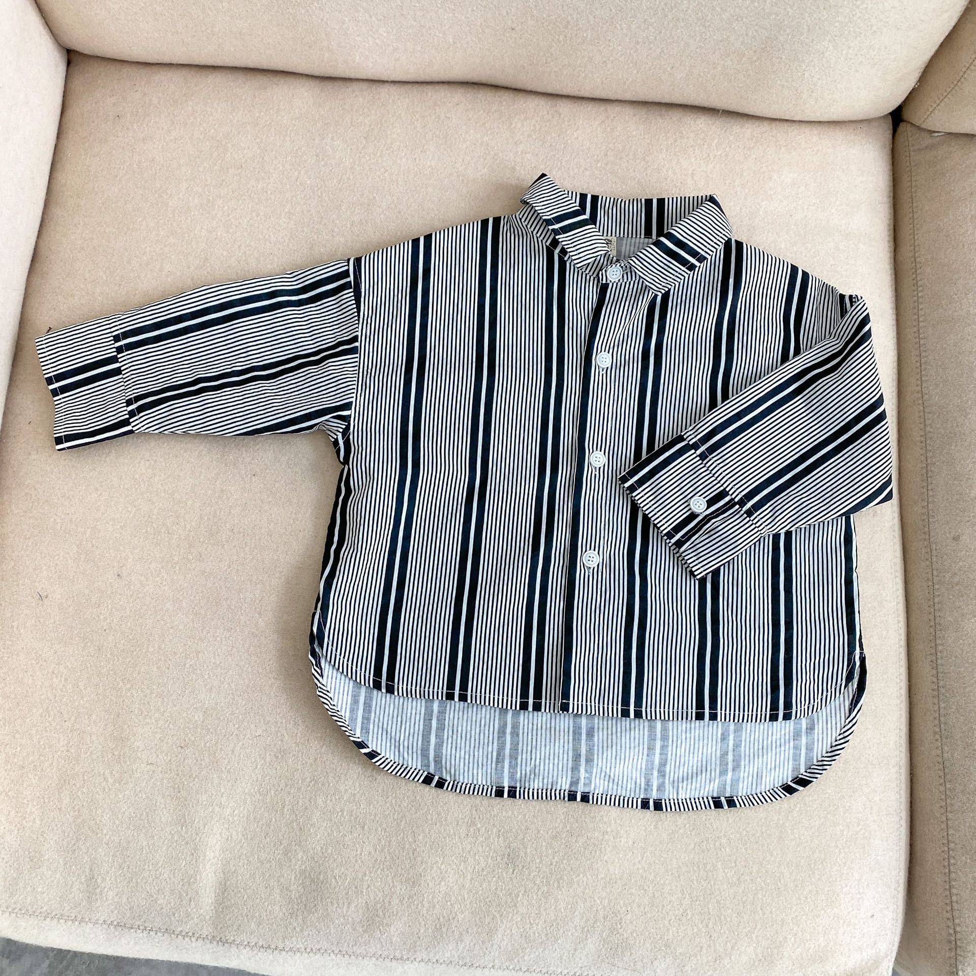2022 Spring Girls Striped Kids Cotton Blouses – Vicedeal