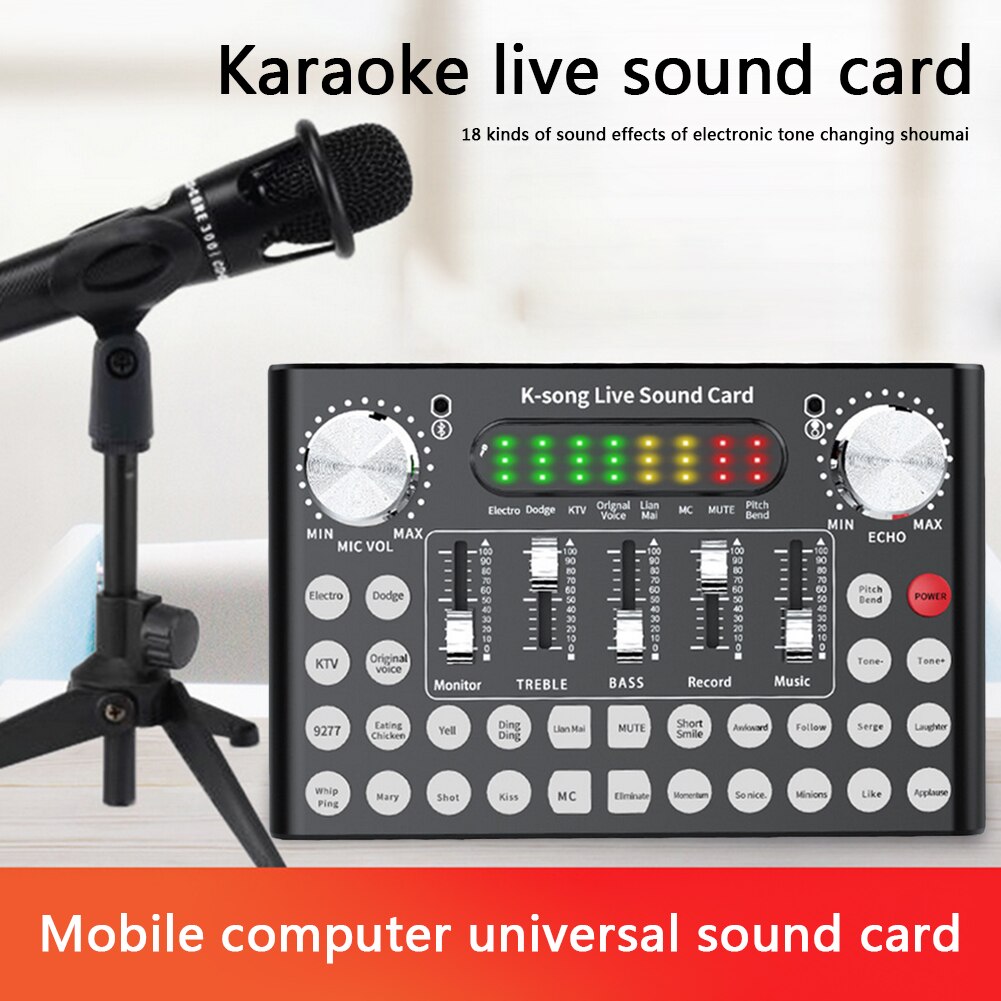 F9 Bluetooth Webcast Sound Card 18 Sound Headset M... – Vicedeal
