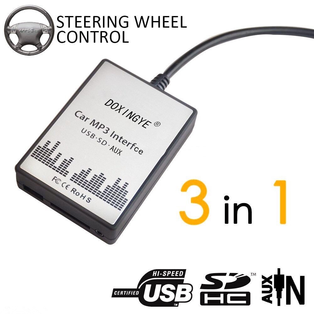 DOXINGYE Car USB SD AUX CD Changer Adapter Digital... – Grandado