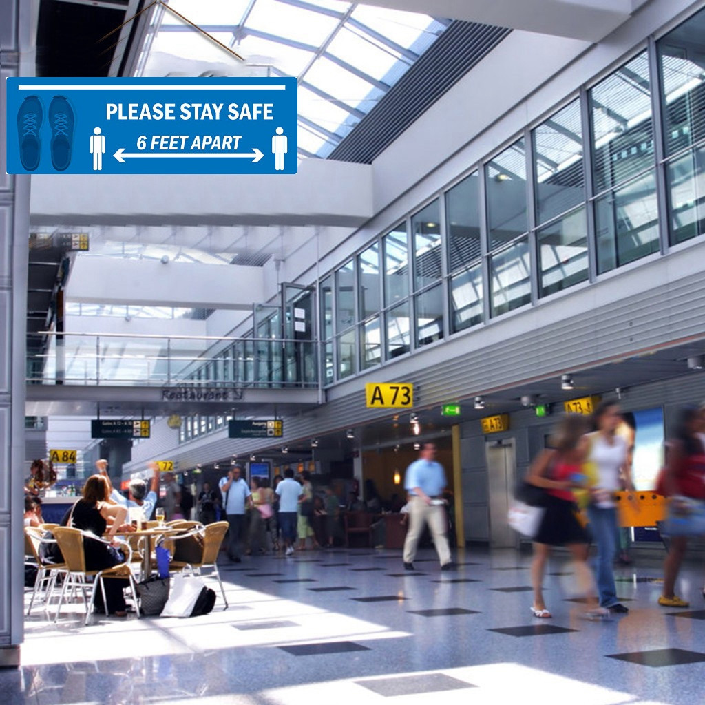 Etiquettes isolées 10x30cm svp reste sûre | slogan... – Grandado