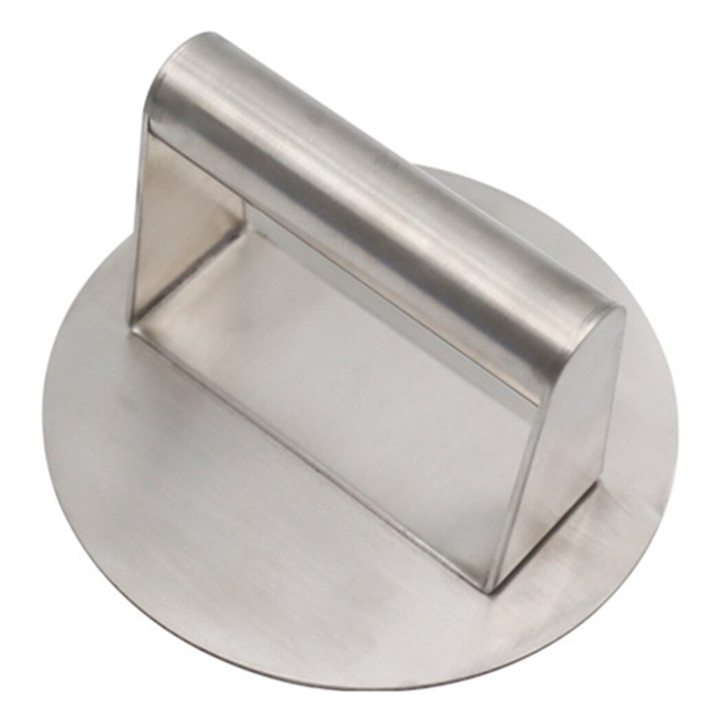 Barbecue Press Stainless Steel Round Griddle Press... – Grandado