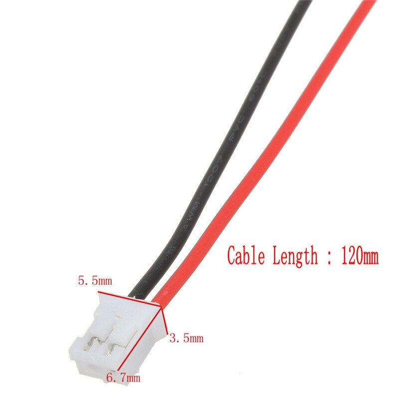 50pcs 26AWG 2.0 PH 2-Pins 120mm Mini Connector Wir... – Vicedeal