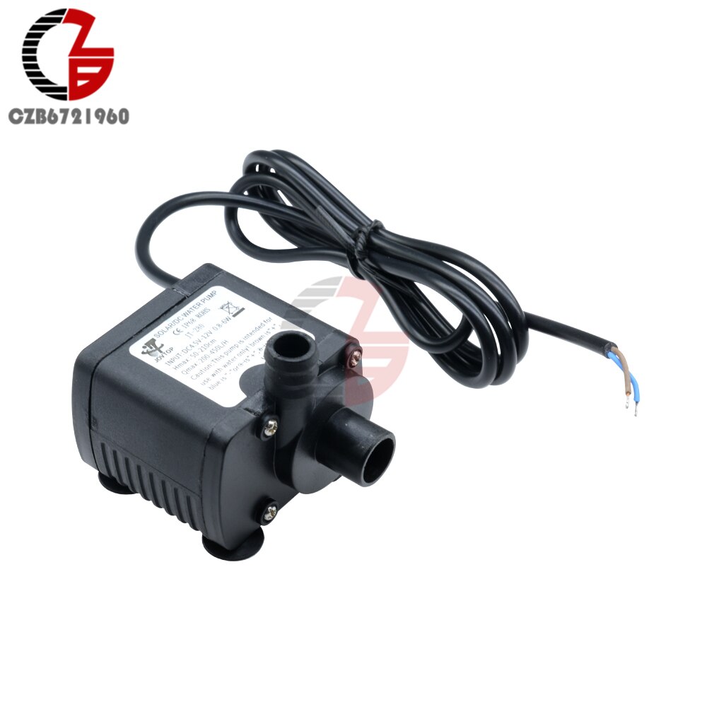 Micro Waterpomp Dc 12V 6W 450L/H Debiet Waterdicht... – Grandado