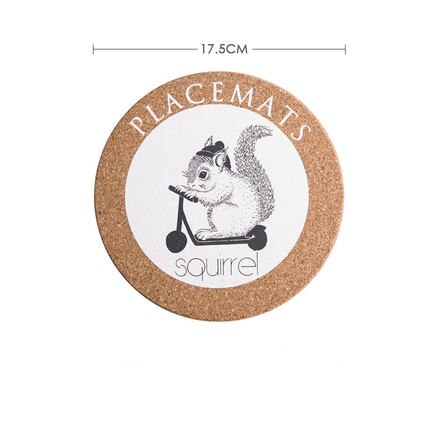 Vintage Soft Wood Coffee Coaster Cup Mats Pads Kit... – Vicedeal