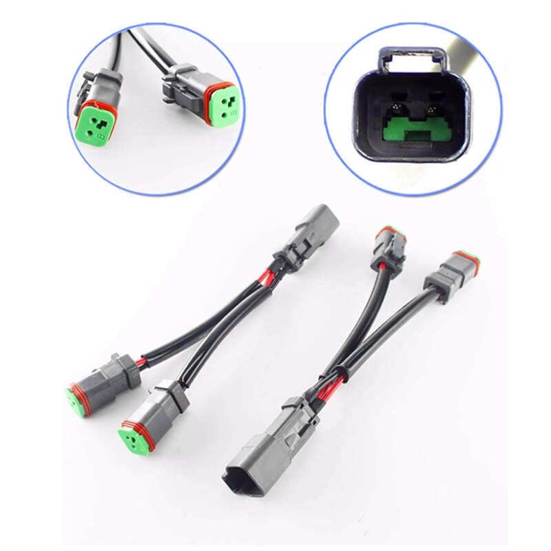 Y Type Leads Deutsch Dt Dtp 2 Pin Socket Adapter V... – Grandado