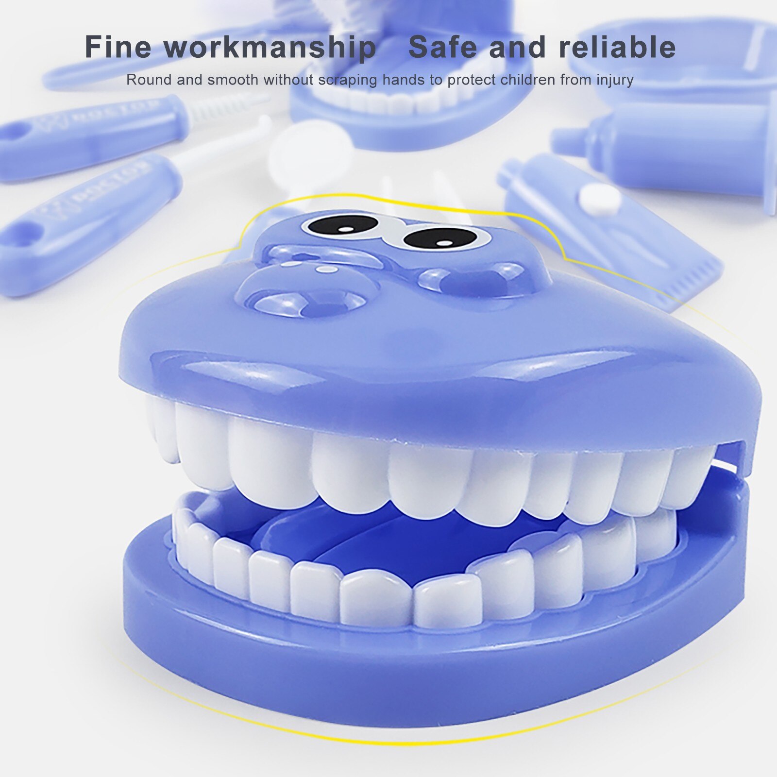 9Pcs/set Kids Pretend Play Toy Dentist Check Teeth... – Grandado