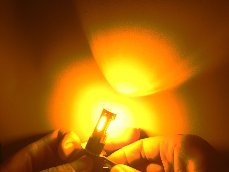 Amber Yellow H3 Lens 12V 25W High Power Headlight ... – Grandado