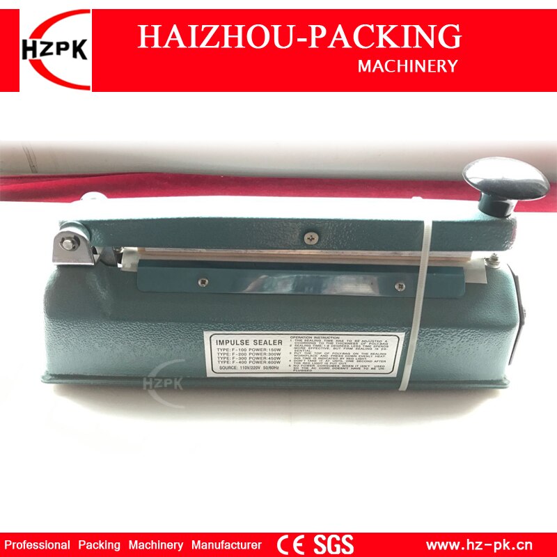 HZPK Heat Impulse Plastic Aluminum Bag Sealing Mac... – Vicedeal