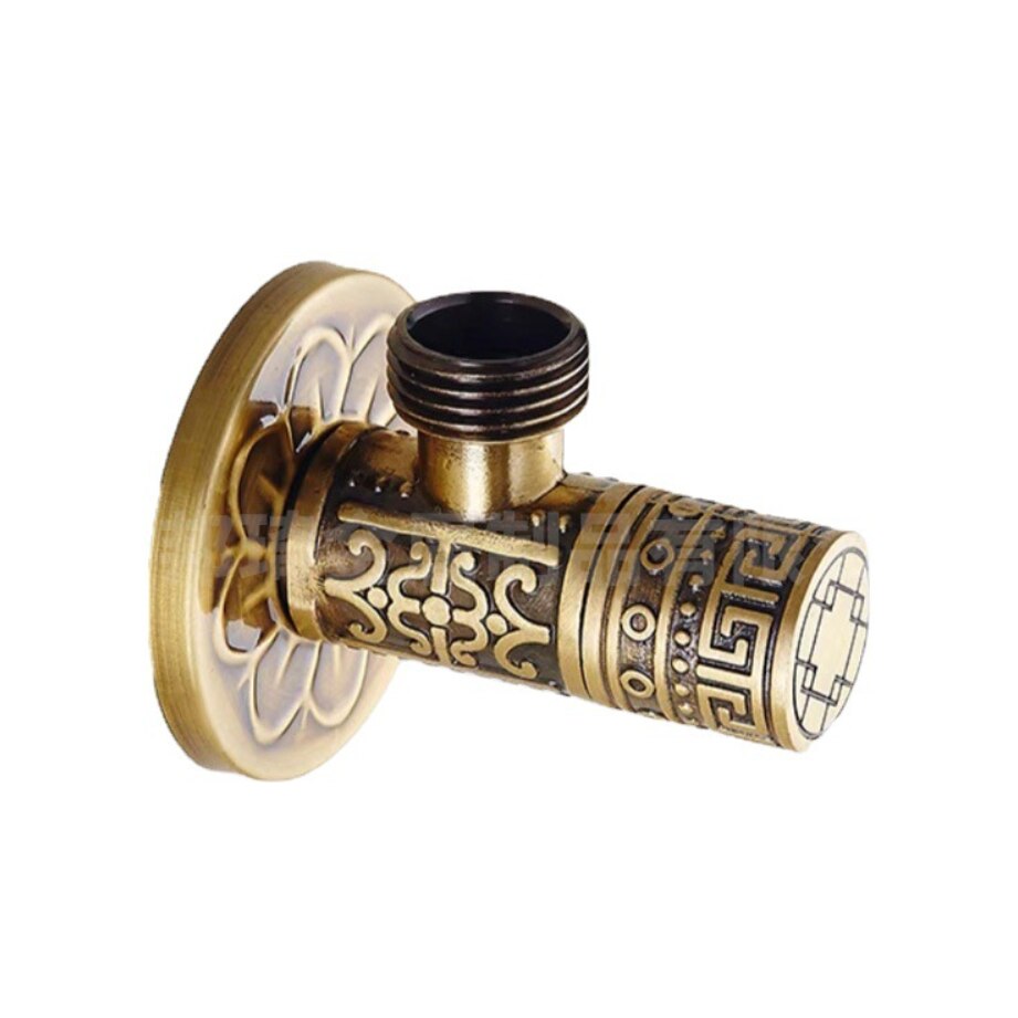 angel valve 1/2" x 1/2" Antique Brass Ba... – Vicedeal