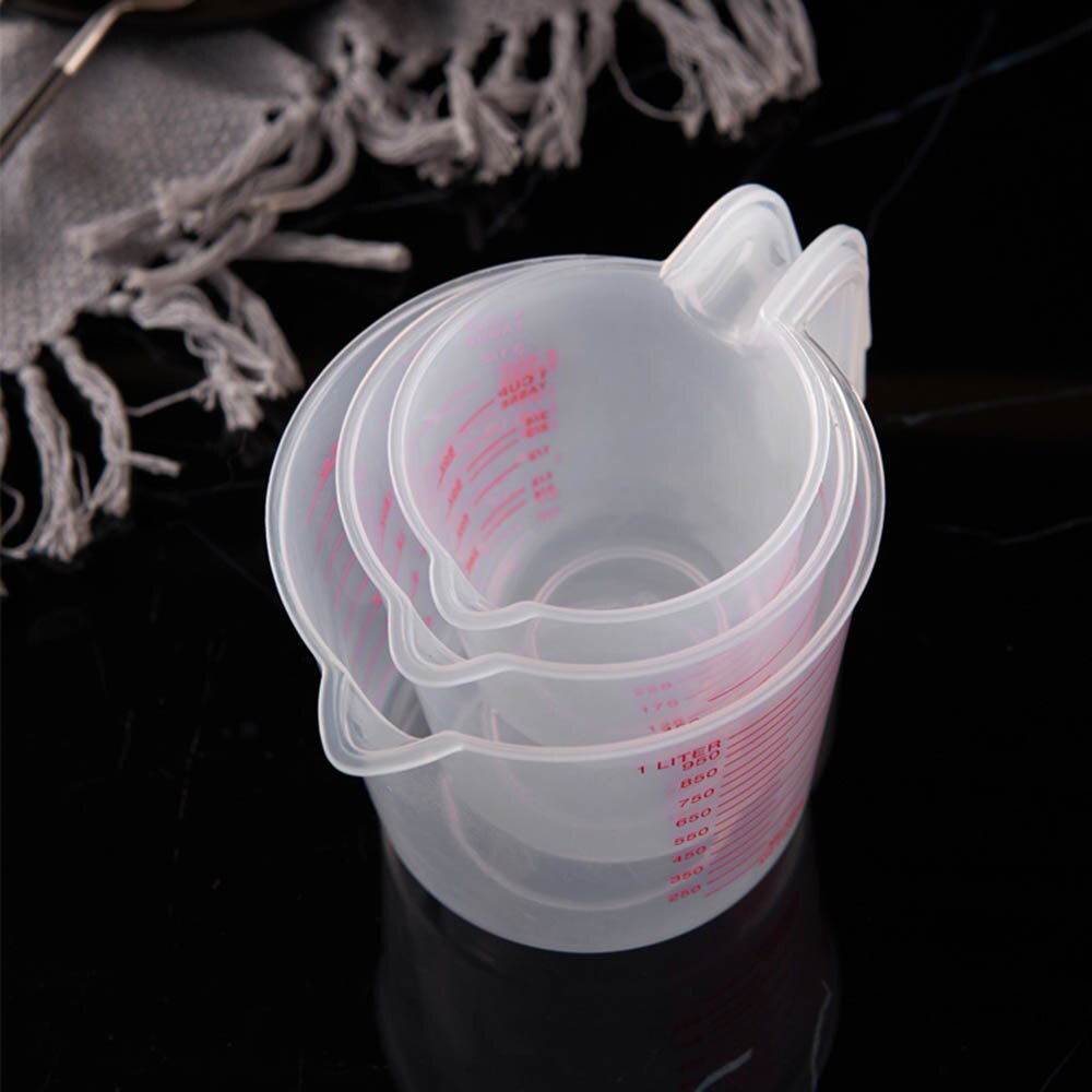 3 pcs/set Plastic Measuring Cup Jug Pour Spout Sur... – Grandado