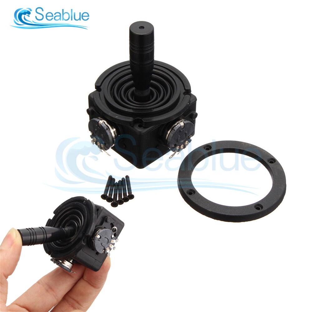 JH-D202X-R2/R4 5K Ohm Electric Joystick Reset Potentiometer 2-Axis 2D ...