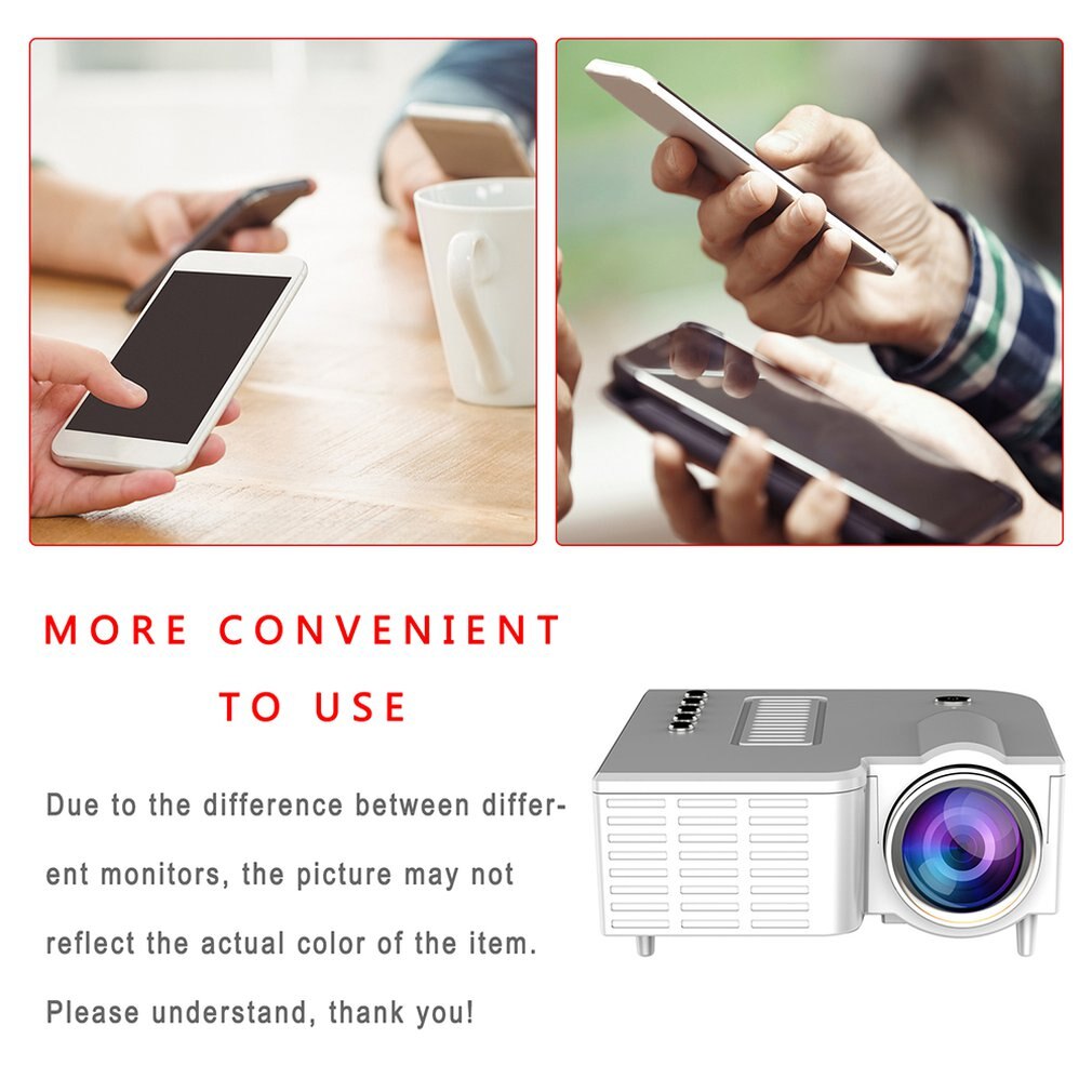 Uc28C Mini Miniatuur Draagbare Projector Thuis Fam... – Grandado