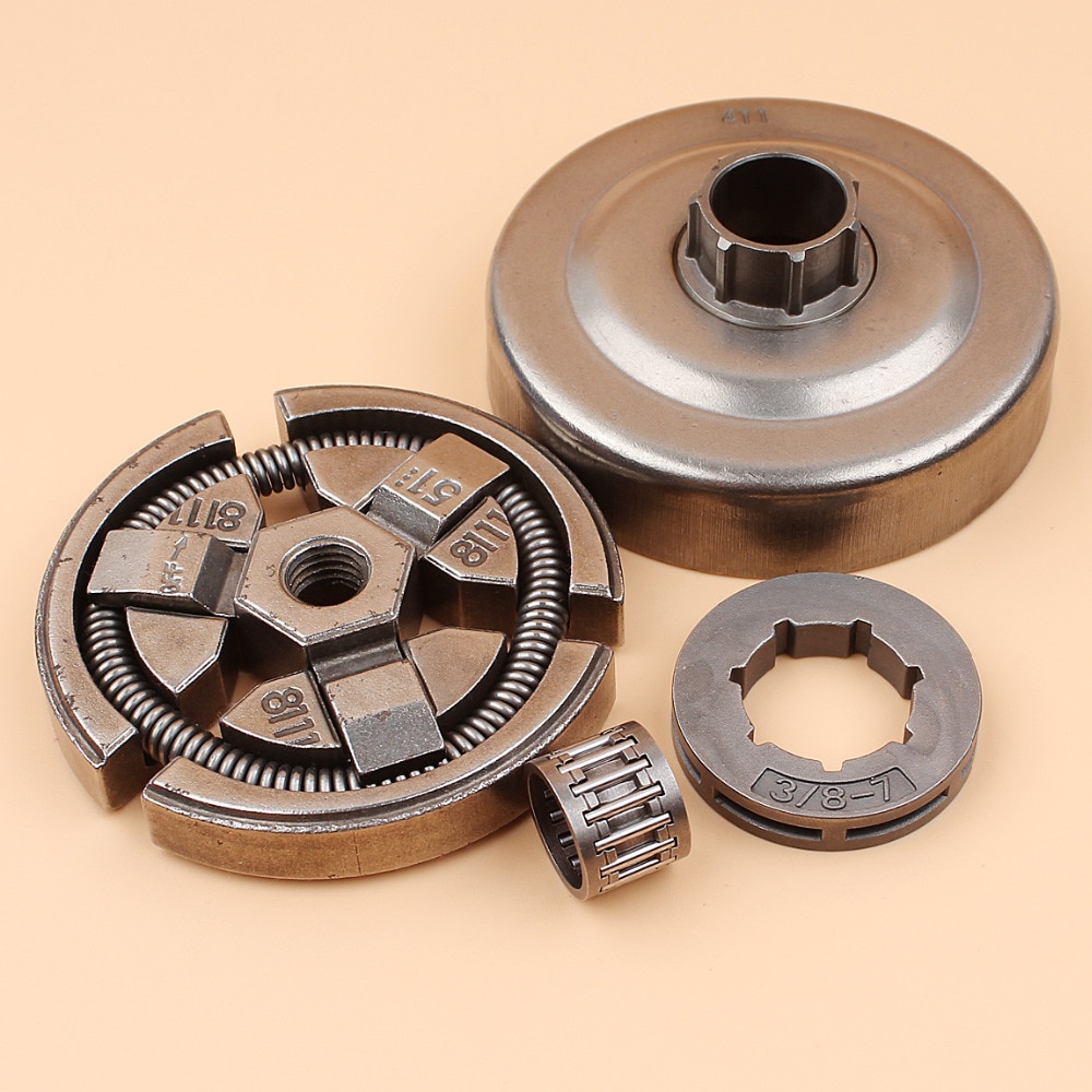 3/8" PITCH 7T Chain Drive Clutch Drum Bell Sprocke... – Grandado