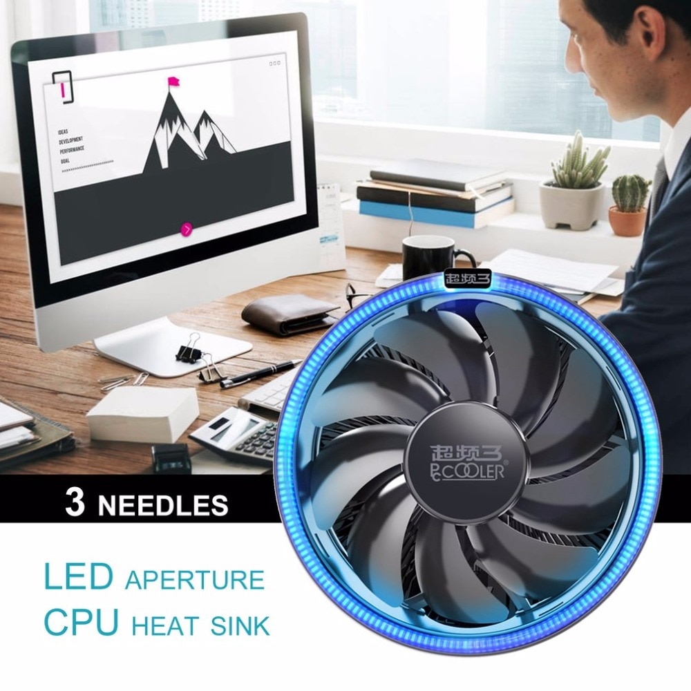 Pccooler 12cm CPU Cooling Fan with LED Aperture PW... – Vicedeal