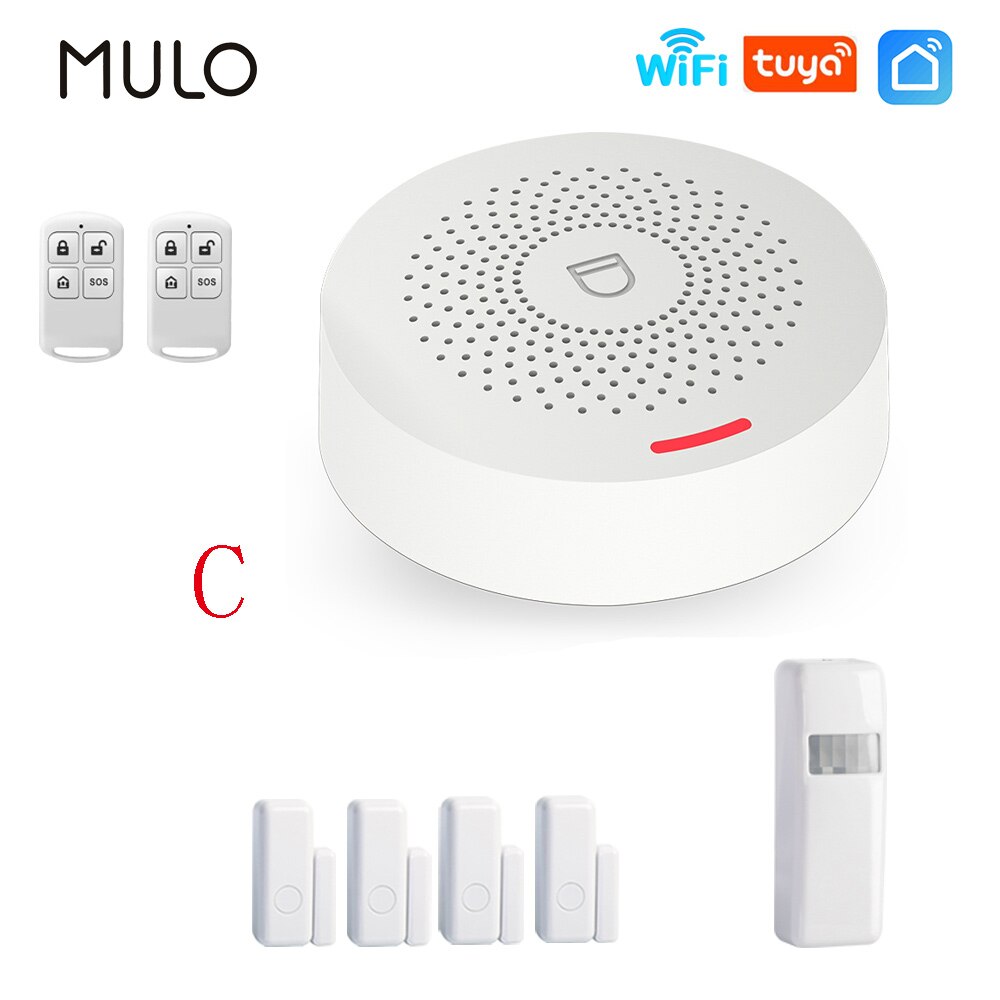 MULO Wifi Alarm System Burglar Security Wireless H... – Vicedeal