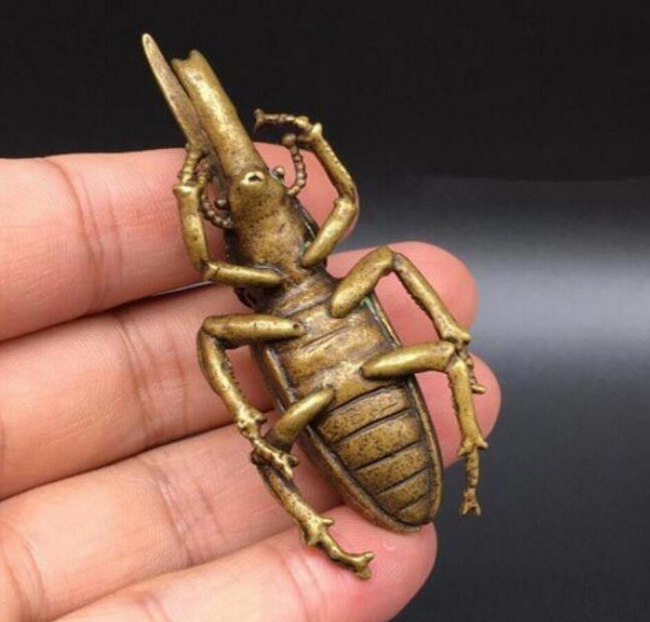 Copper Statue Chinese pure brass beetle small stat... – Vicedeal