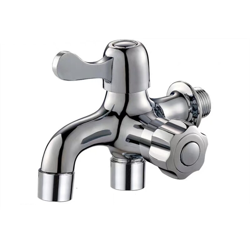 Washing Machine Faucet Chrome Brass Bathroom Acces... – Vicedeal