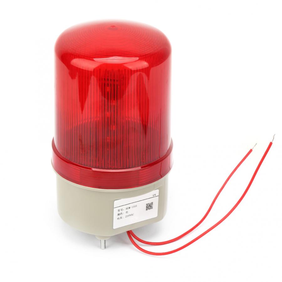 220VAC Rotating Flashing Signal Light Red LED Warn... – Grandado