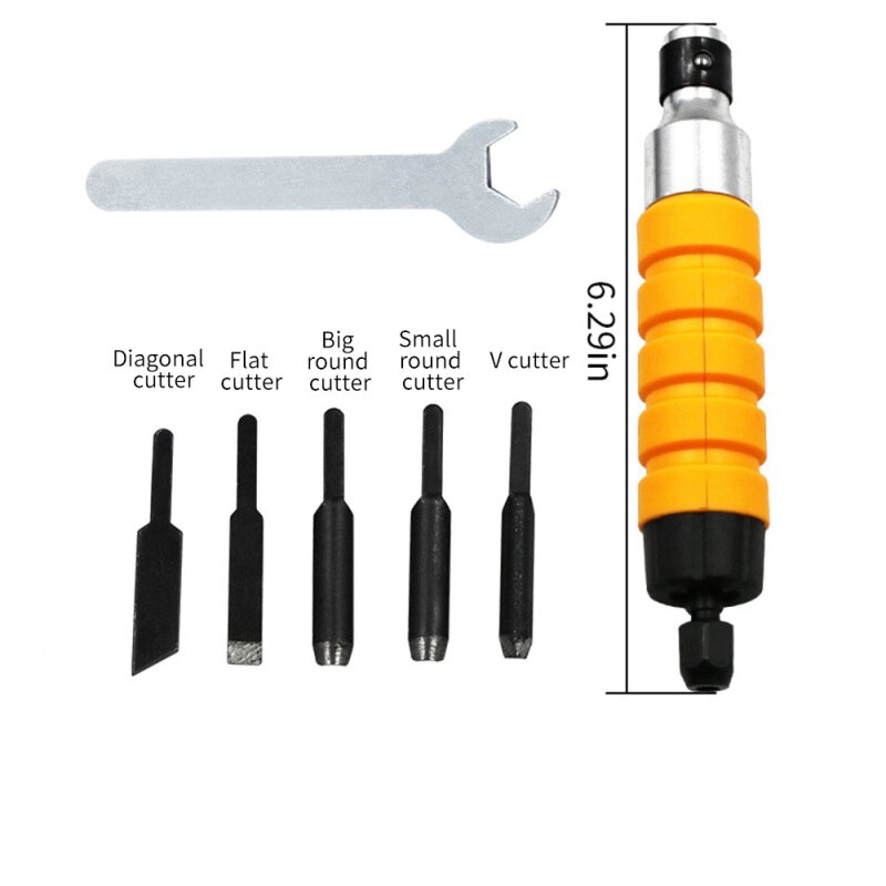 7 Pcs/8 Pcs or Flexible Shaft Alloy Electric Chise... – Vicedeal