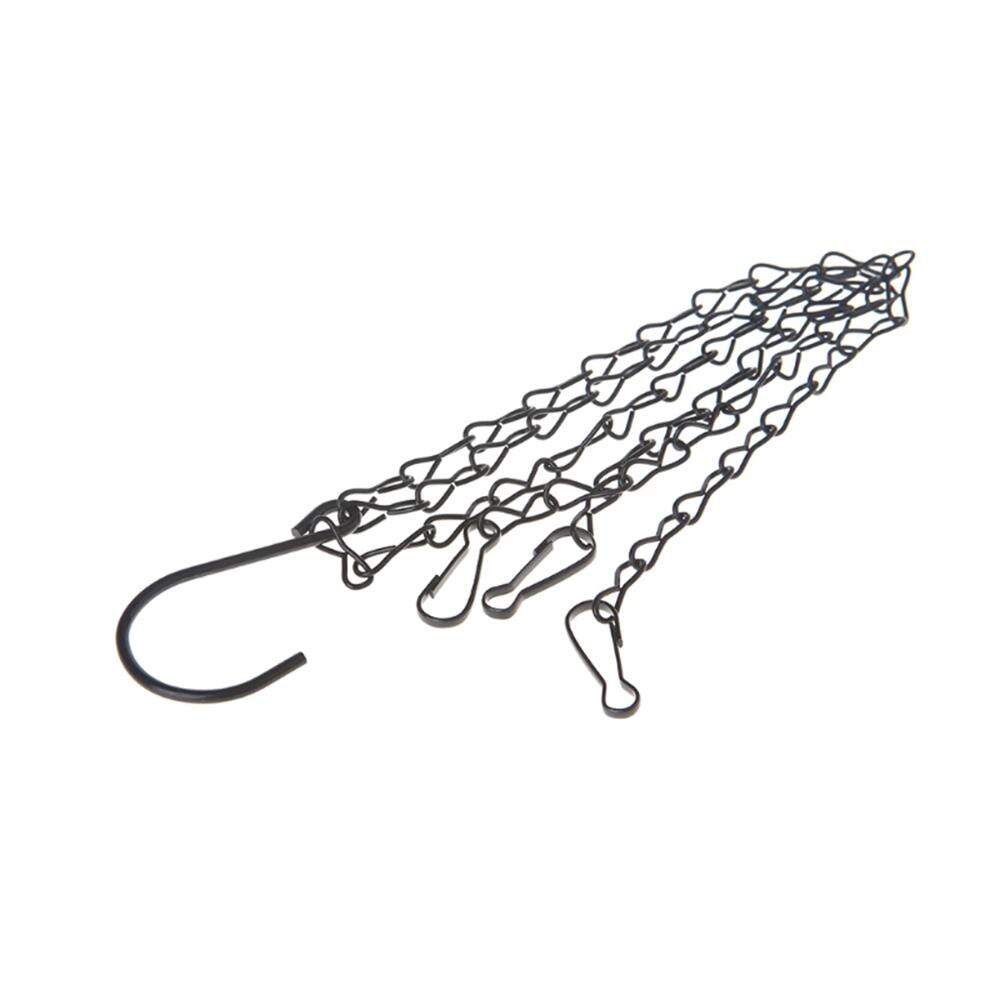 3-Point Metal Iron Chains Garden Planter Basket 40... – Grandado