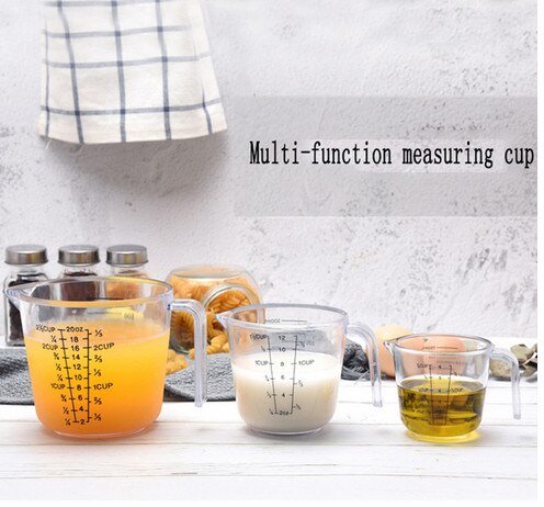 150/300/600ml Plastic Measuring Cup Clear Scale Sh... – Vicedeal