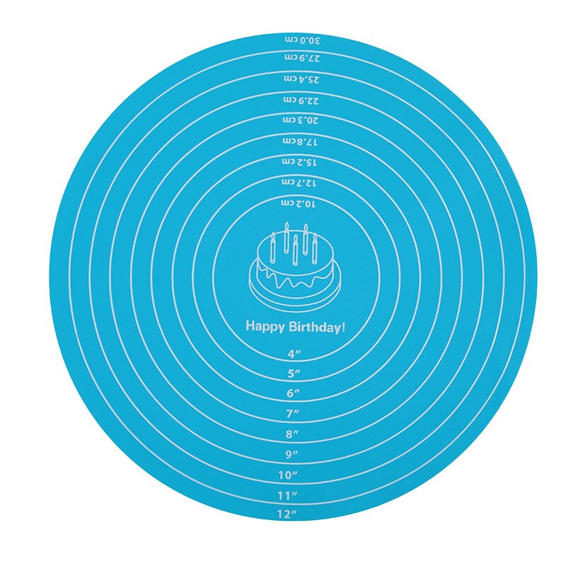 30cm runde silikone bage kage dej måtte dækkeservi... – Grandado